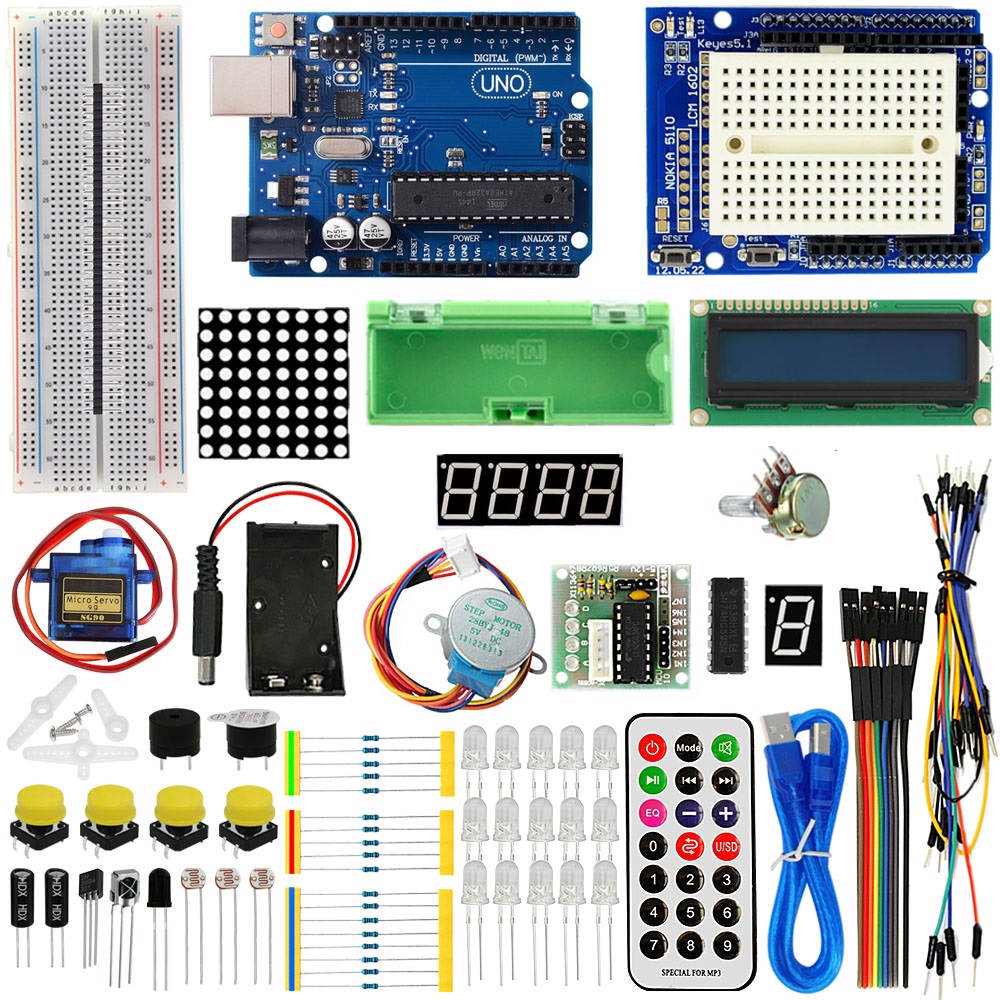Starter Kit Arduino E Mainboard Raspberrer Raspberry And Arduino Compatible Components